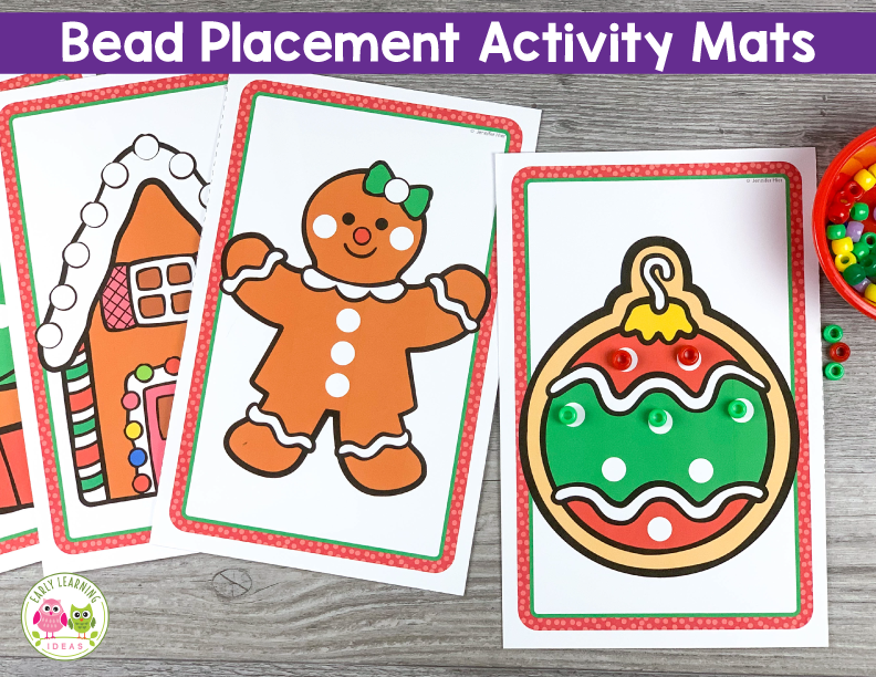 Christmas & Holiday Fine Motor Activity Set – Early Learning Ideas