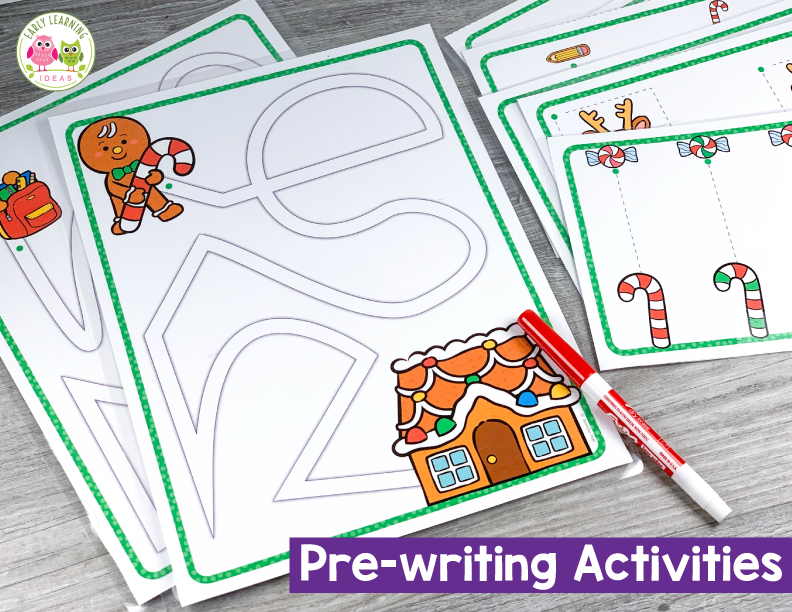Christmas & Holiday Fine Motor Activity Set – Early Learning Ideas
