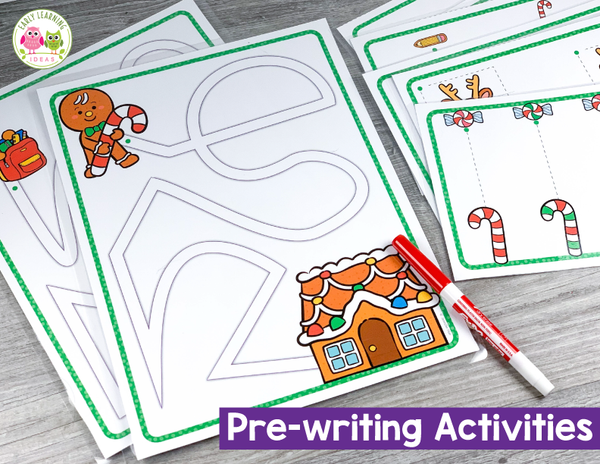Christmas & Holiday Fine Motor Activity Set – Early Learning Ideas
