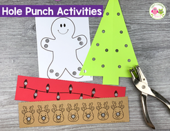 Christmas & Holiday Fine Motor Activity Set – Early Learning Ideas