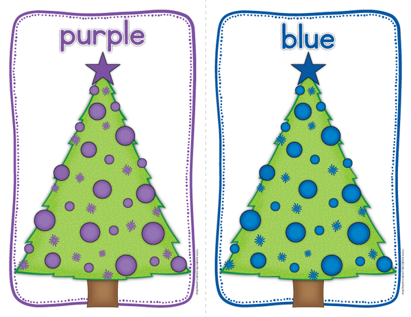 Christmas Activities | Christmas Tree Color Sorting | Color Match Acti ...