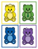 Color Matching Bears Activity – Early Learning Ideas