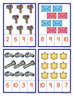 Community Helpers Counting Clip Cards – Early Learning Ideas