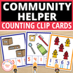 Community Helpers Counting Clip Cards – Early Learning Ideas