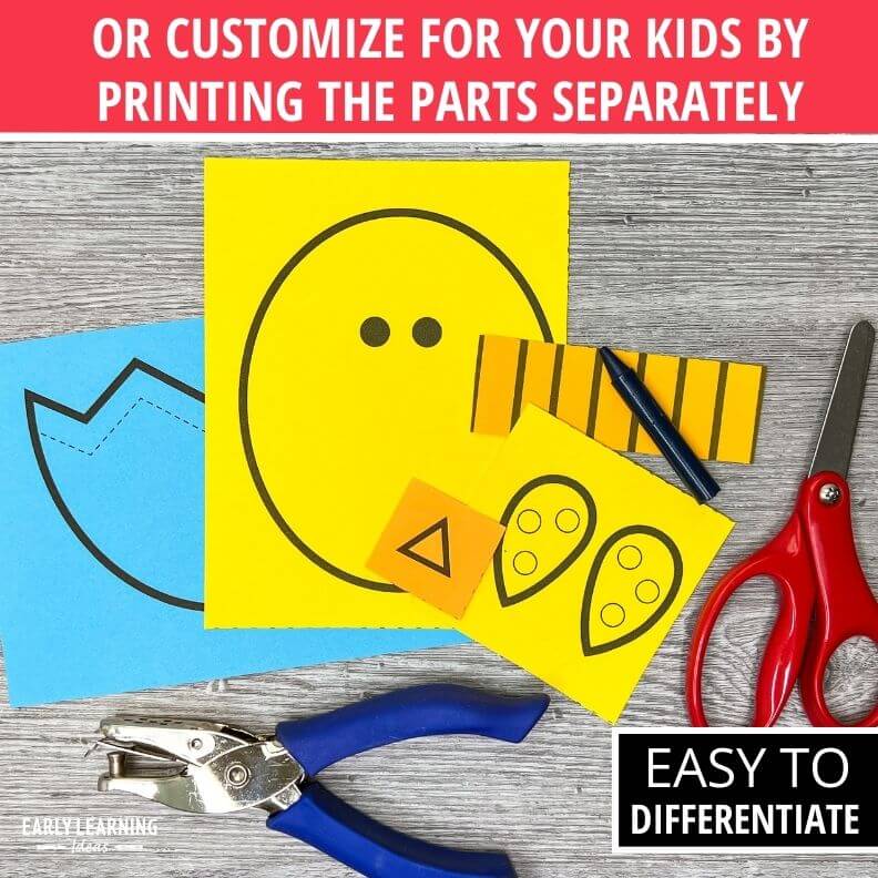 Easter Fine Motor Craft Activities – Early Learning Ideas