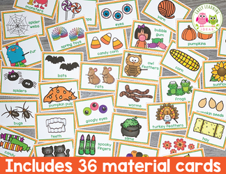 Comparing Weights: Fall & Halloween Addition – Early Learning Ideas