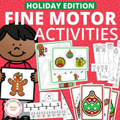 Christmas & Holiday Fine Motor Activity Set – Early Learning Ideas
