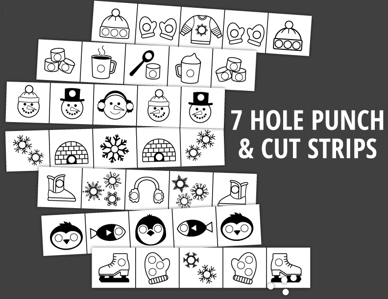 January and Winter Fine Motor Activities – Early Learning Ideas