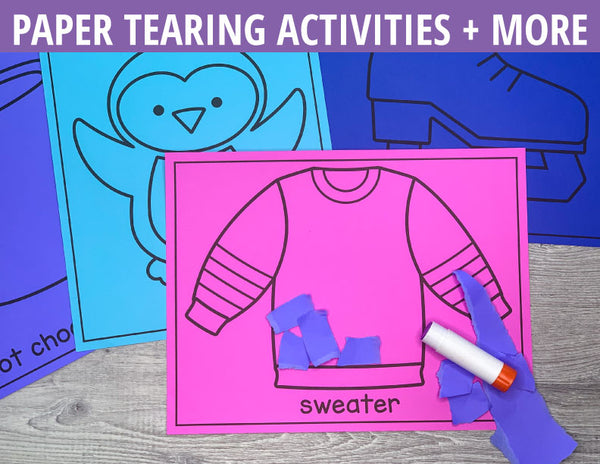 January and Winter Fine Motor Activities – Early Learning Ideas