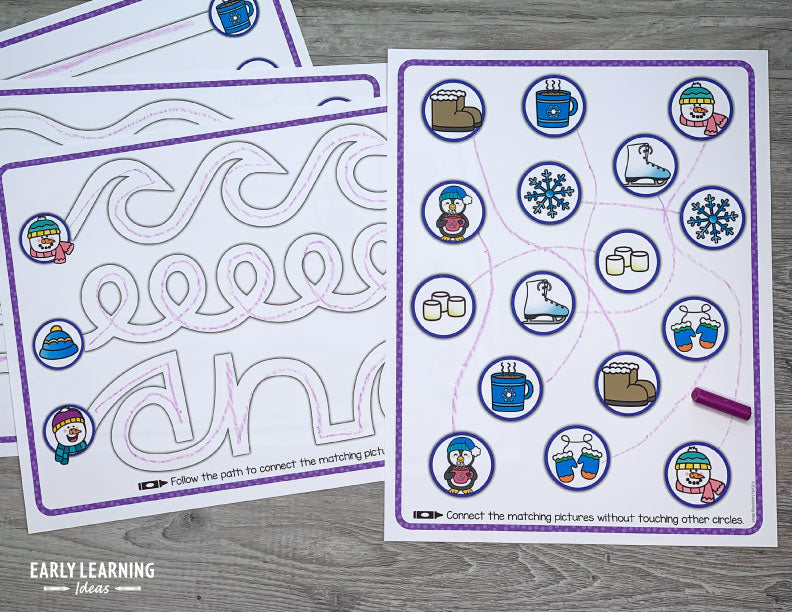 January and Winter Fine Motor Activities – Early Learning Ideas