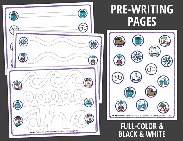 January and Winter Fine Motor Activities – Early Learning Ideas