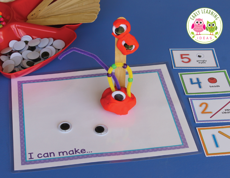 Count & Create Maker Mat Design Set – Early Learning Ideas
