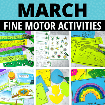 Printable Hole Punch Fine Motor Activities – Early Learning Ideas