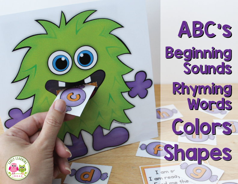 Feed the Monster Activities – Early Learning Ideas