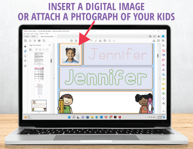 Editable Name Practice Mats – Early Learning Ideas