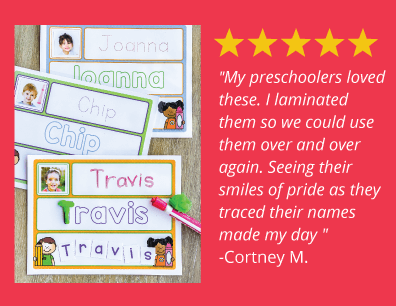 Editable Name Practice Mats – Early Learning Ideas