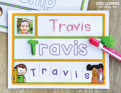Editable Name Practice Mats – Early Learning Ideas