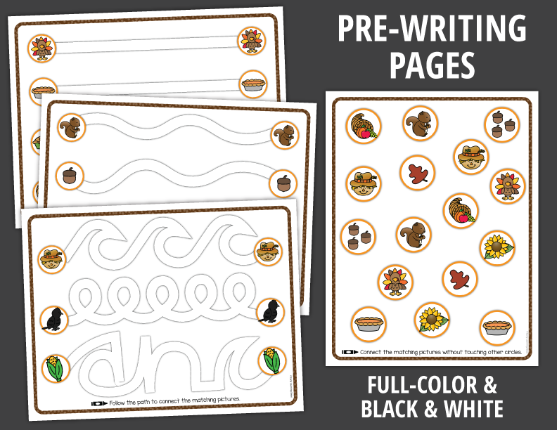 November and Thanksgiving Fine Motor Activities – Early Learning Ideas