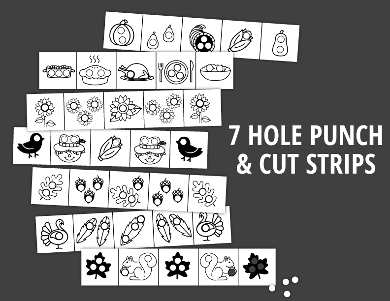 November and Thanksgiving Fine Motor Activities – Early Learning Ideas