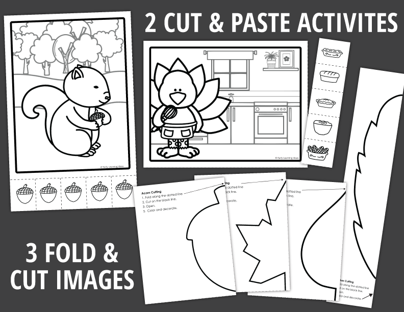 November and Thanksgiving Fine Motor Activities – Early Learning Ideas