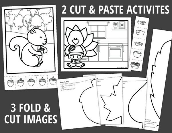 November and Thanksgiving Fine Motor Activities – Early Learning Ideas