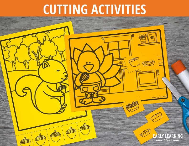 November and Thanksgiving Fine Motor Activities – Early Learning Ideas