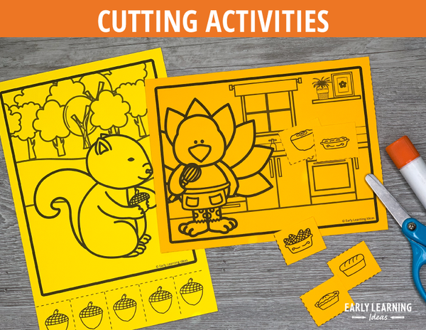 November and Thanksgiving Fine Motor Activities – Early Learning Ideas