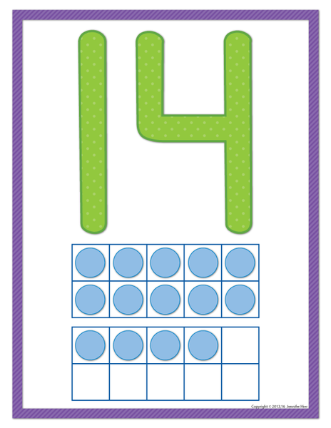 Number Playdough Mats 0-20 – Early Learning Ideas