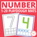 Number Playdough Mats 0-20 – Early Learning Ideas