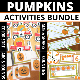 Pumpkin Activity Bundle – Early Learning Ideas