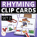 Rhyming Clip Cards – Early Learning Ideas