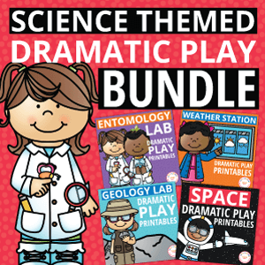 Science Theme Dramatic Play Bundle – Early Learning Ideas