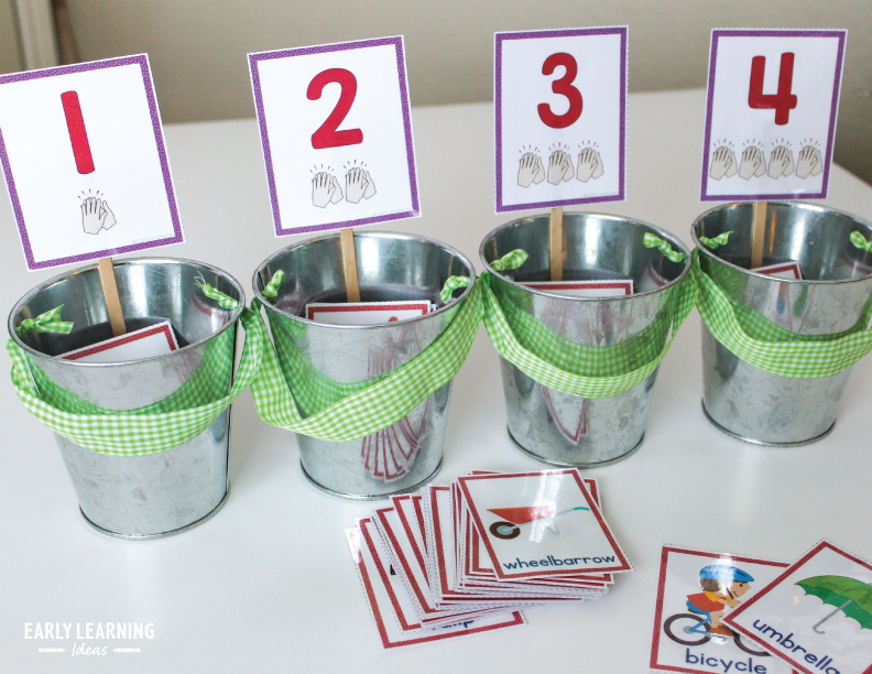 Counting Syllables Activities Phonological Awareness Activities Spring ...