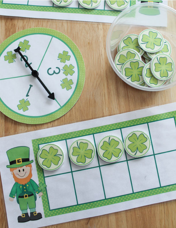 St Patrick's Day Math Game St. Patrick's Day Preschool & Kindergarten ...