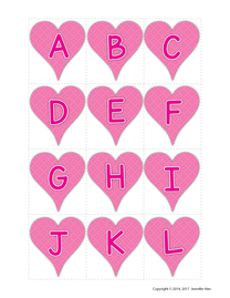Valentine's Day Alphabet and Beginning Sound Activity – Early Learning ...