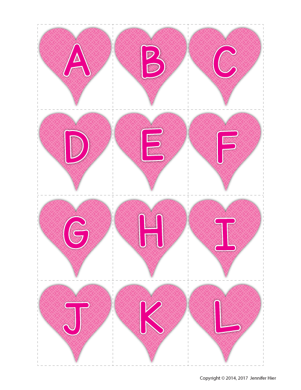 Valentine's Day Alphabet and Beginning Sound Activity – Early Learning ...