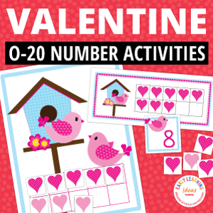 Valentine's Day Number Activities – Early Learning Ideas