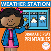 Weather Station Dramatic Play Printables – Early Learning Ideas