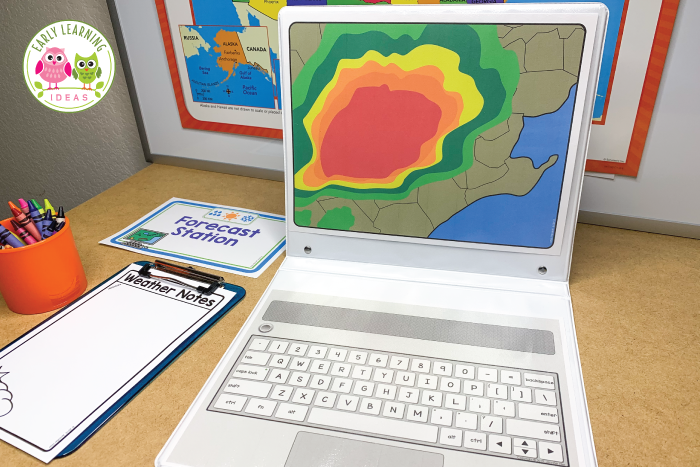Weather Station Dramatic Play Printables – Early Learning Ideas