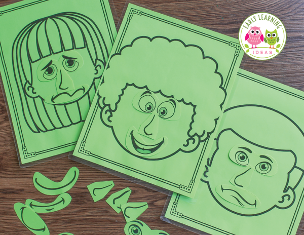 All About Me Build A Face Activity and Play Dough Mats – Early Learning ...