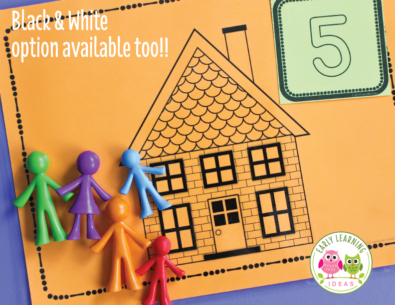 All About Me Family Counting Activity – Early Learning Ideas