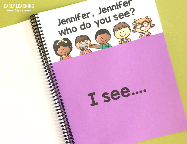 All About Me Theme Who Do You See Class Book – Early Learning Ideas