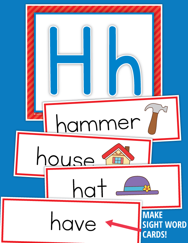 Word Wall & Alphabet Headers for Early Childhood – Early Learning Ideas