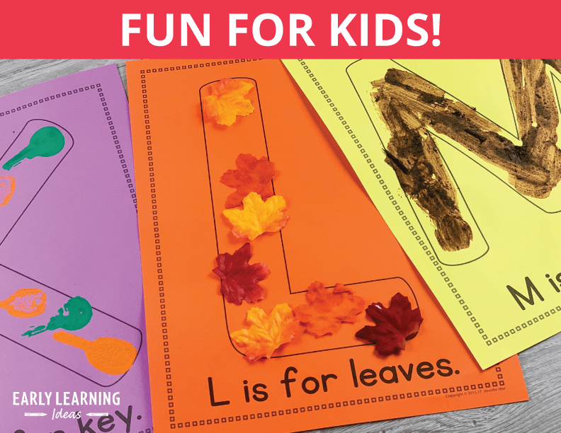 Alphabet Letter Collage Sheets | Editable ABC Activity Pages – Early ...