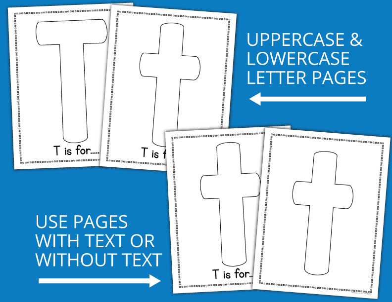 Alphabet Letter Collage Sheets | Editable ABC Activity Pages – Early ...