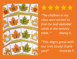 Fall Leaves Alphabet & Beginning Sound Activty – Early Learning Ideas