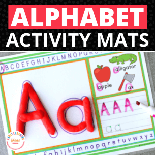 Alphabet Activity Mats – Early Learning Ideas