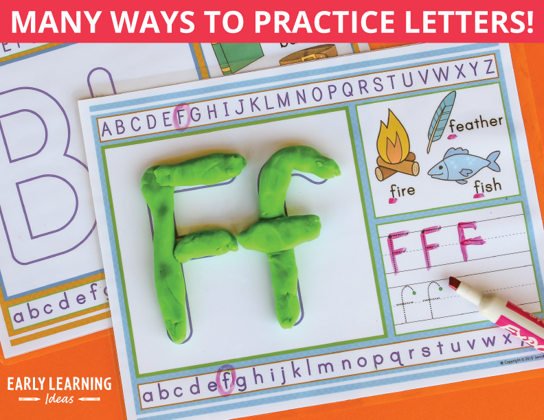 Alphabet Activity Mats – Early Learning Ideas