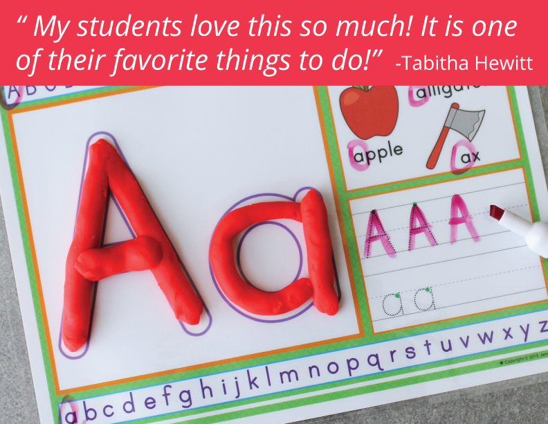 Alphabet Activity Mats – Early Learning Ideas