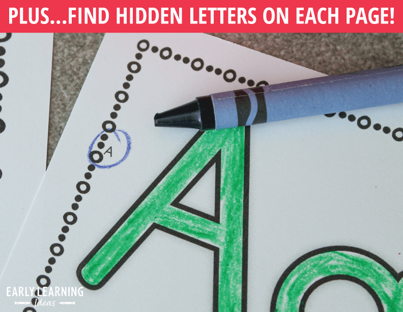 Alphabet Coloring and Activity Pages – Early Learning Ideas